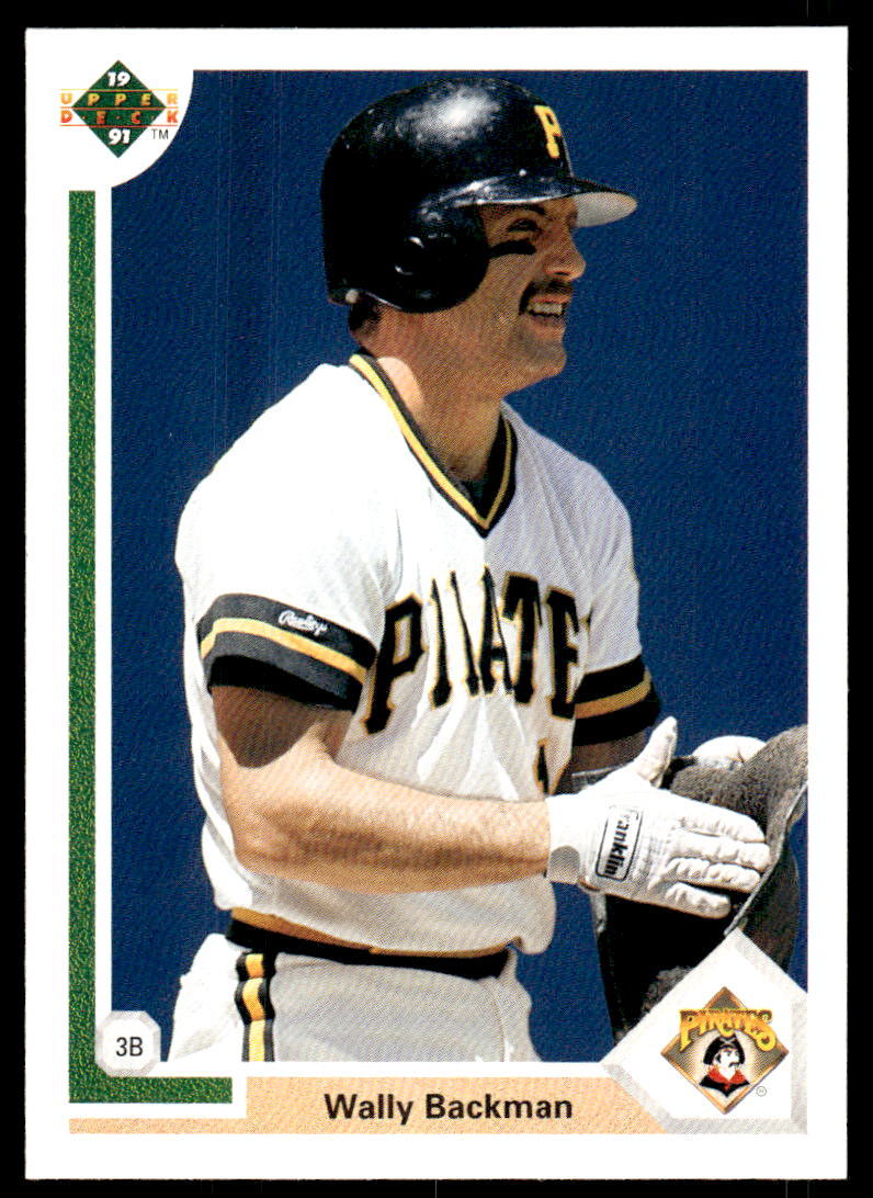 1991 Upper Deck 185 Wally Backman Pittsburgh Pirates Baseball Card | eBay