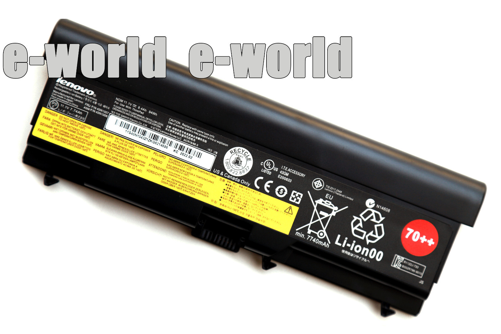 70++Genuine 45N1004 45N1005 45N1006 Battery for Think-Pad L430 L530 ...