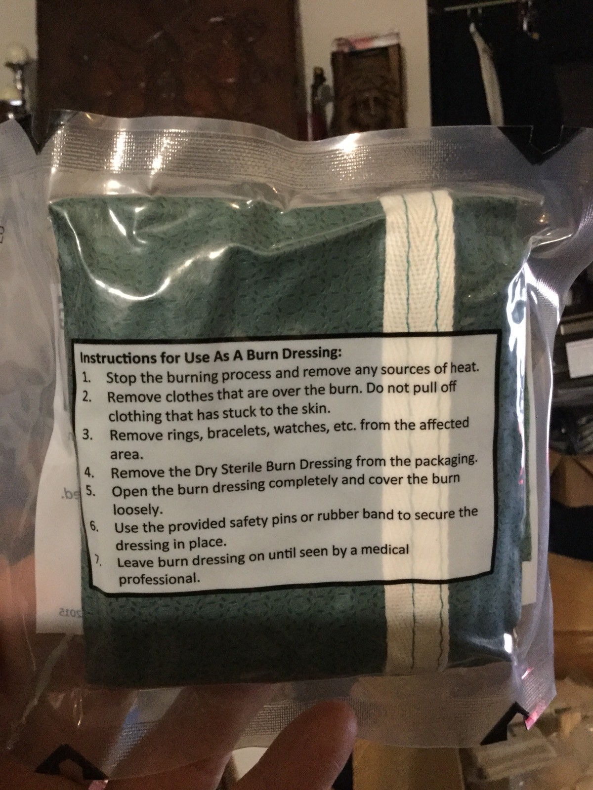 H&H Dry Sterile Burn Dressing, Super Combat Cravat | eBay