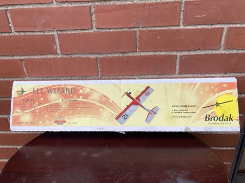 Carl Goldberg Brodak 1/2A LI'L WIZARD Control Line Model Plane Kit CLP ...