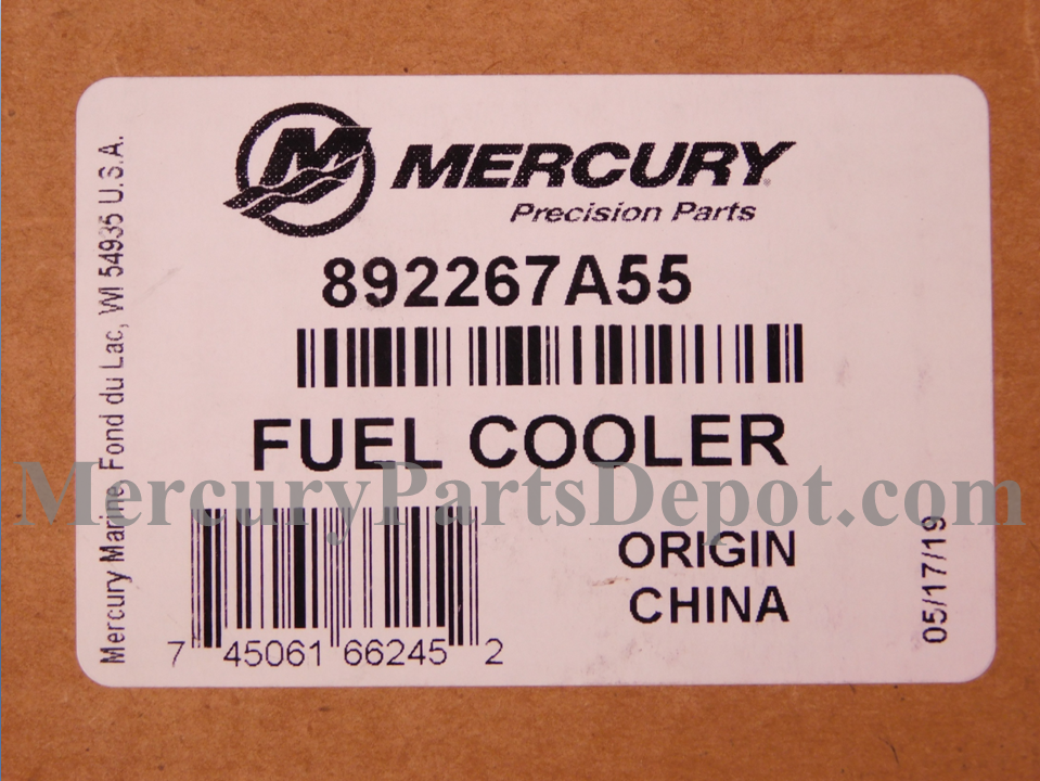 NEW Mercury Outboard Fuel Cooler - Part# 892267A55 | eBay