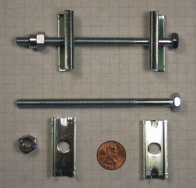 K&V #510ZC JOINT FASTENER, 4" LENGTH, 1/4"-20 THREAD, 1-1/2" x 5/8 ...