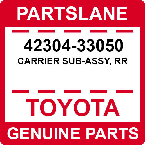 42304-33050 Toyota OEM Genuine CARRIER SUB-ASSY, RR | eBay