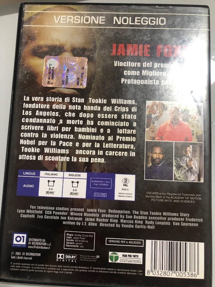 Dvd Jamie Foxx Redemption | eBay