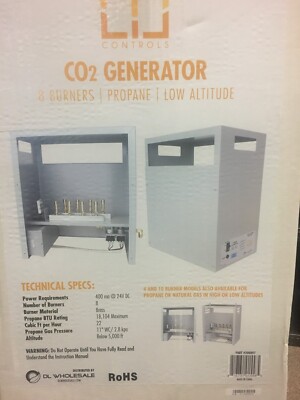 LTL CO2 Generator 8 Burner Propane- co2 for greenhouse, garden ...
