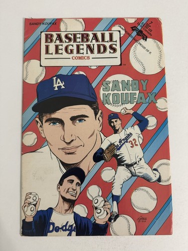Sandy Koufax Dodgers Baseball Legends comic book | eBay