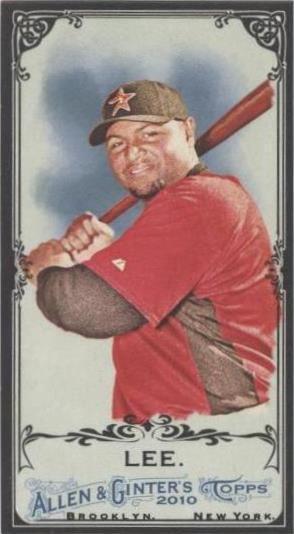 2010 Topps Allen & Ginter's - Carlos Lee #146 Mini Black Border for ...