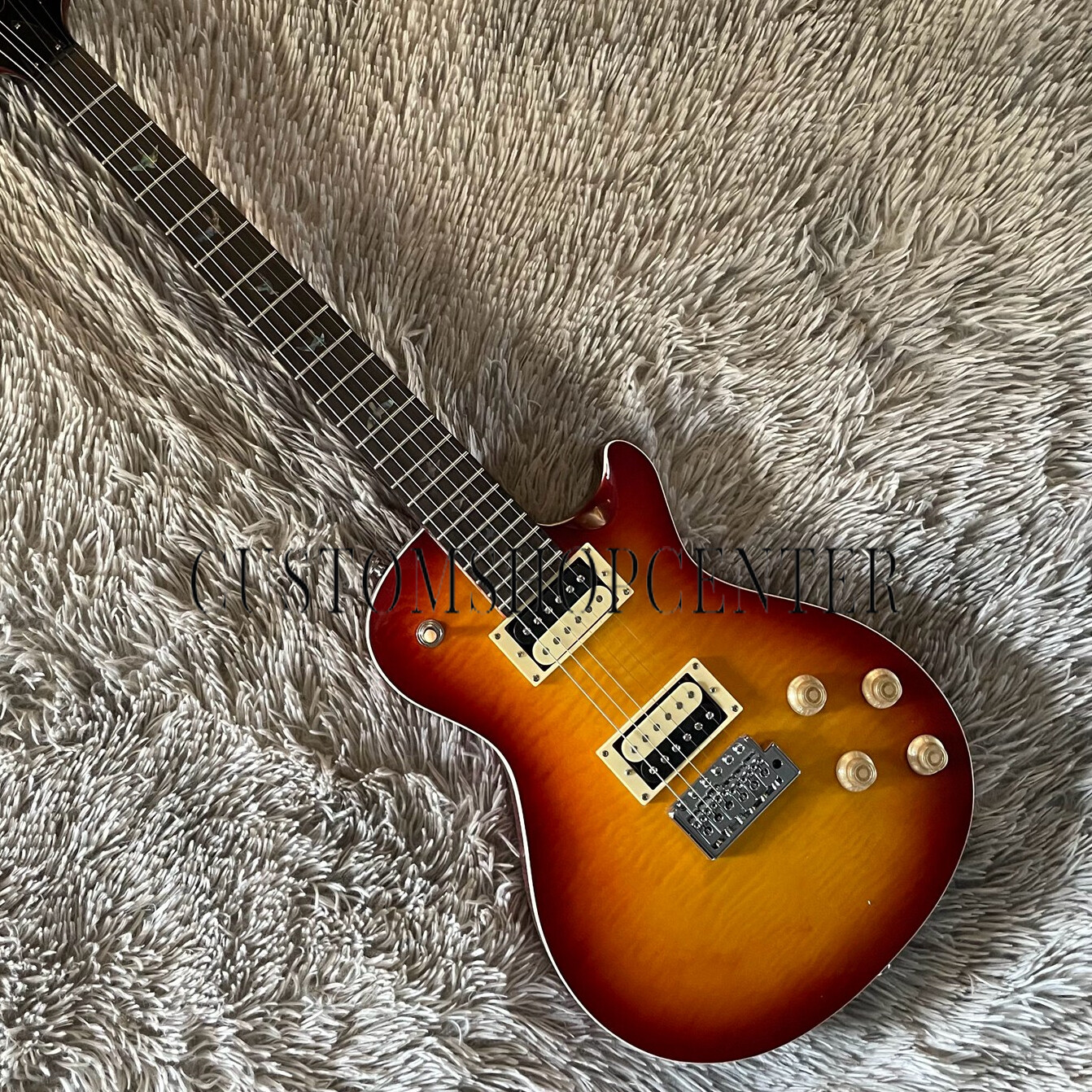 PRS McCarty Electric Guitar Flamed Maple Top Mahogany Wood Chrome ...