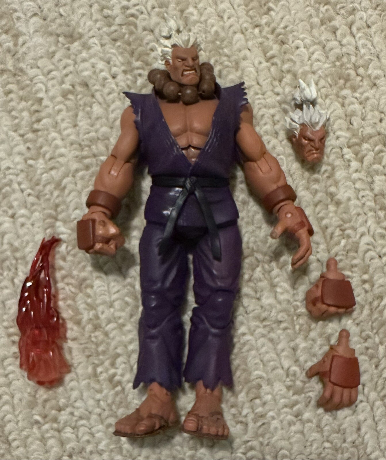 SOTA Toys Capcom Street Fighter Shin Akuma 6” Action Figure Loose ...