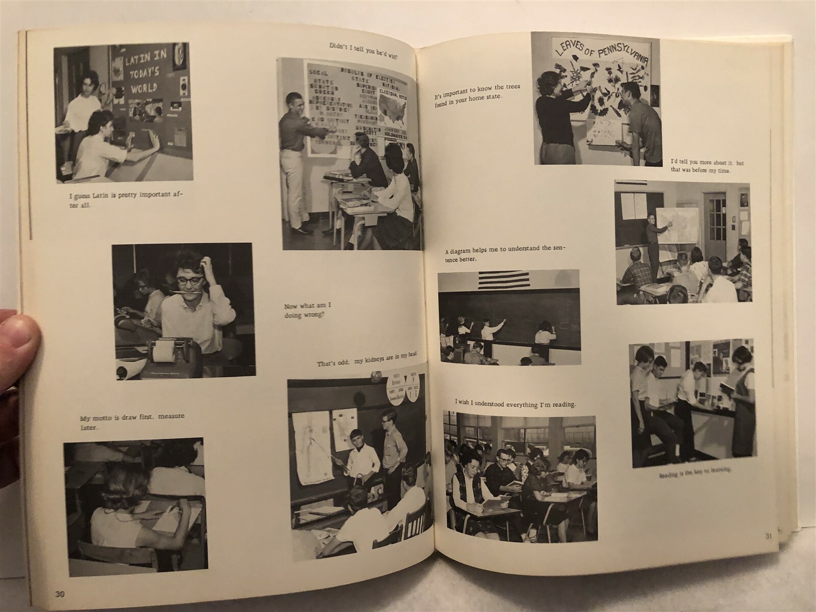 1965 Adams Summerhill High School Annual Yearbook Sidman Forest Hills ...