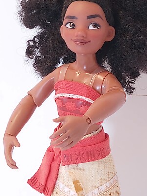 Disney Store Classic Princess Moana Doll Posable Arms & legs 11" tall ...