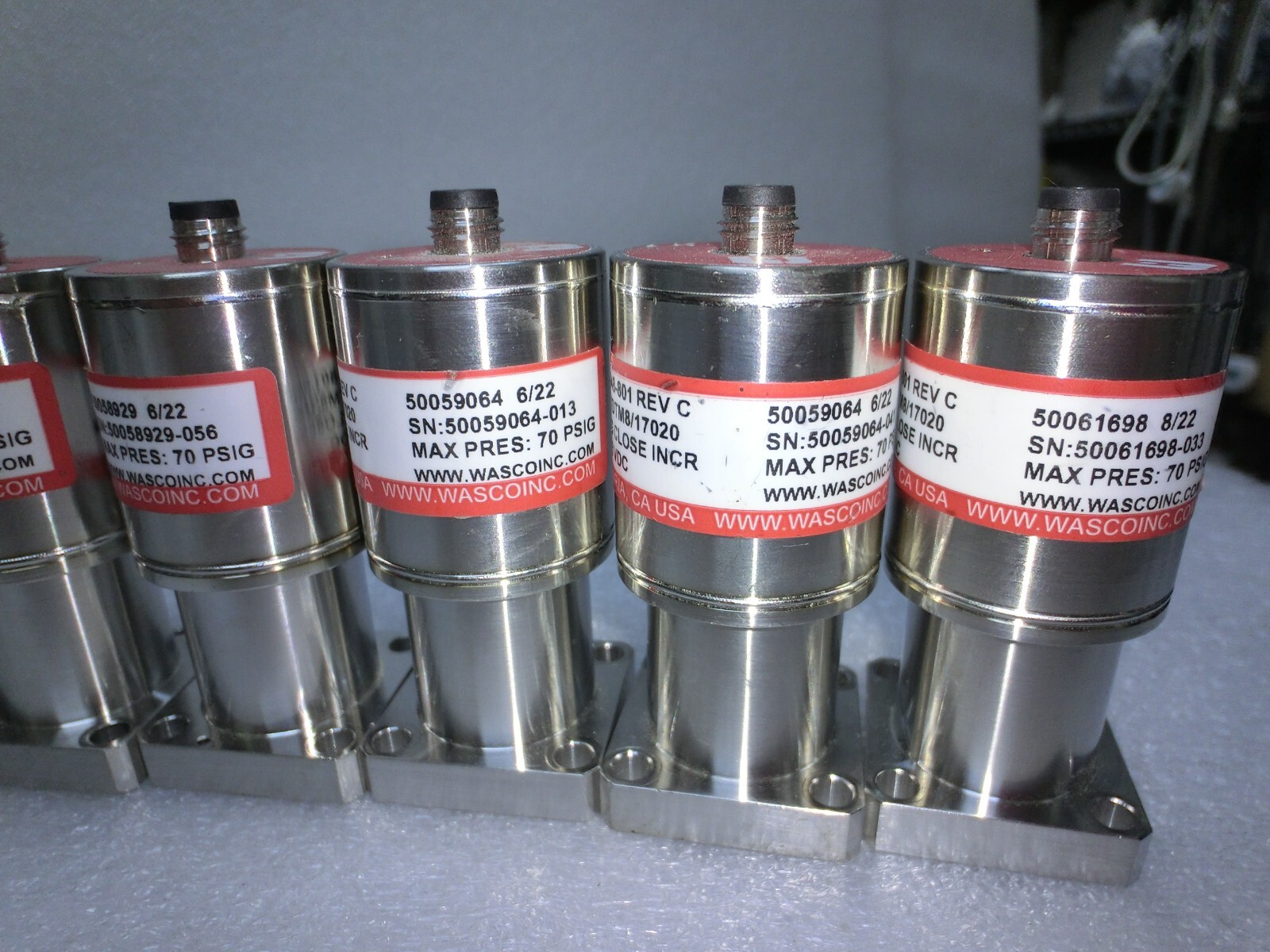 Lam Research 768-026548-801 Rev C Wasco UC8-GC1DTM8/17020 Pressure ...