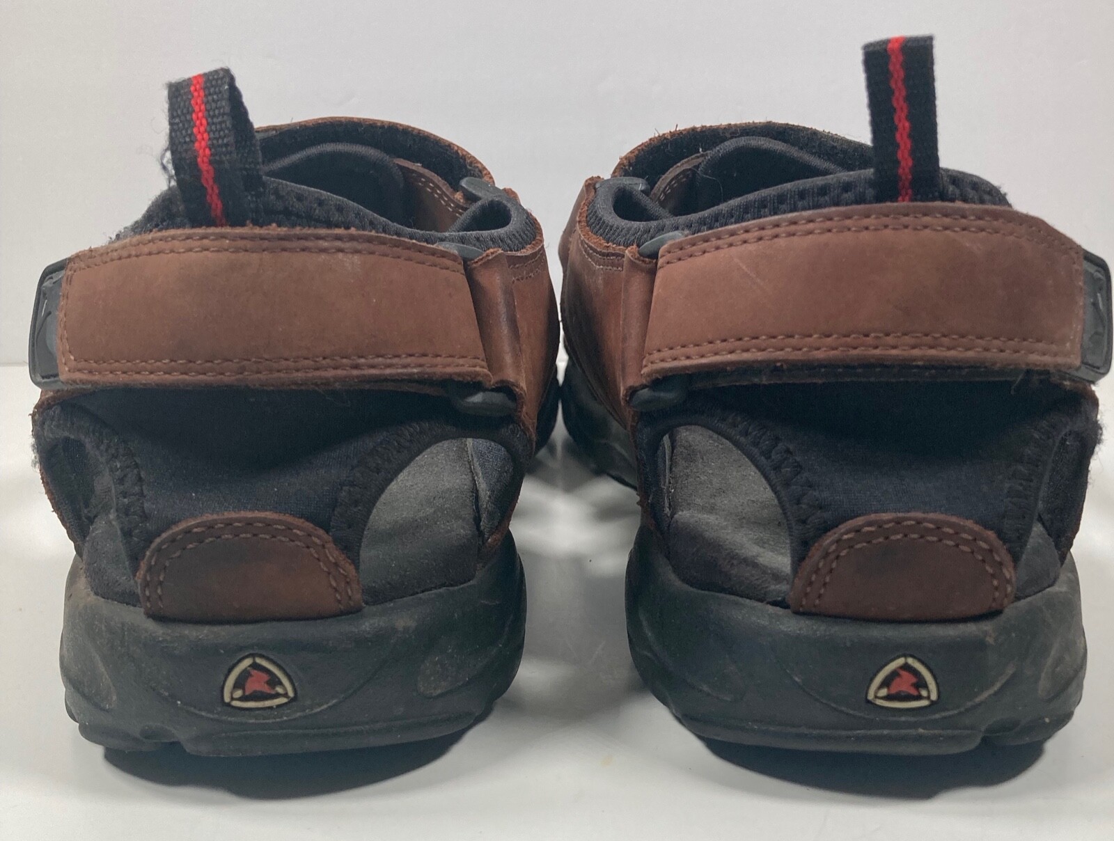 ECCO Receptor Hiking Sport Walking Sandals Tan Leather Mens Size 12 EU ...