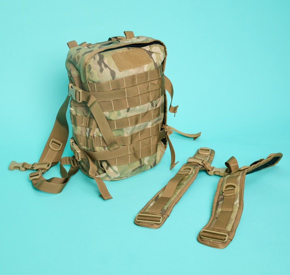 Kifaru MMR GEN-2 Pack w/ XTL Lid, 2 Pkt, Gun Bearer, E&E pack (Multicam ...