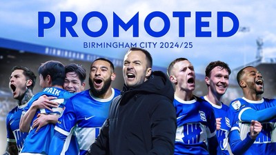 Birmingham City Promoted Flag Football 5ft x 3ft Flag BCFC Promotion ...