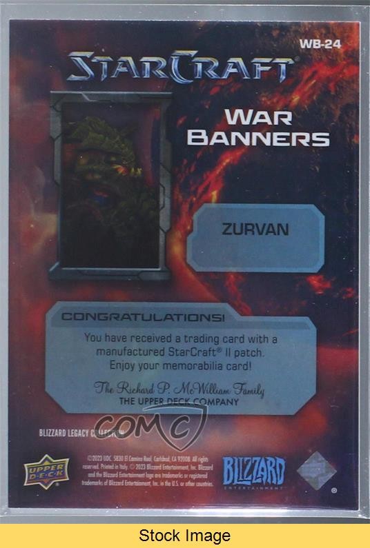 2023 Upper Deck Blizzard Legacy Collection War Banners Units Zurvan ...