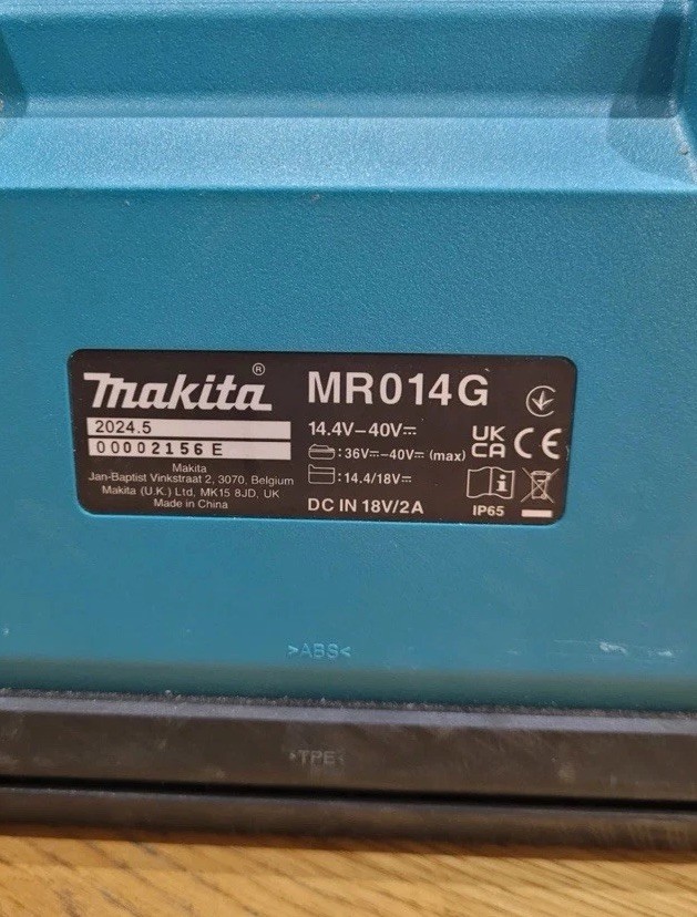 Makita MR014G XGT Lxt Bluetooth Speaker, battery /mains powerd, Read description | eBay UK