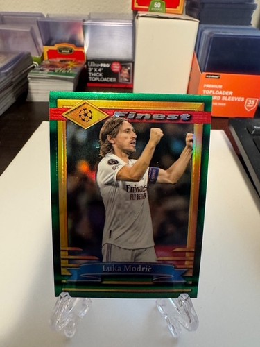 Luka Modric 2022 Topps Finest Flashback Soccer Refractor SP Real Madrid ...