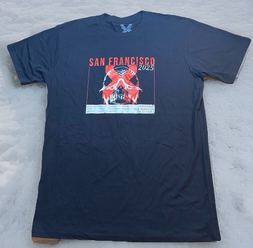 Excision NEW T-Shirt 2025 San Francisco Tour Concert X EDM Large | eBay