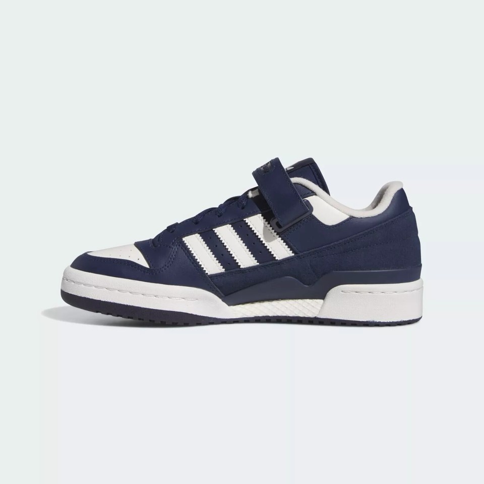Adidas Originals Forum Low Casual Shoes Navy Blue Sneakers IE7172 Mens ...