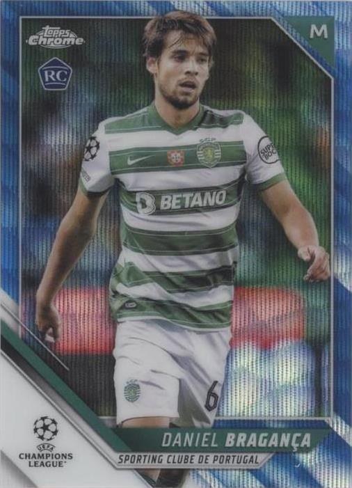 2021-22 Topps Chrome UCL - Daniel Braganca #152 Blue Wave Refractor /75 ...