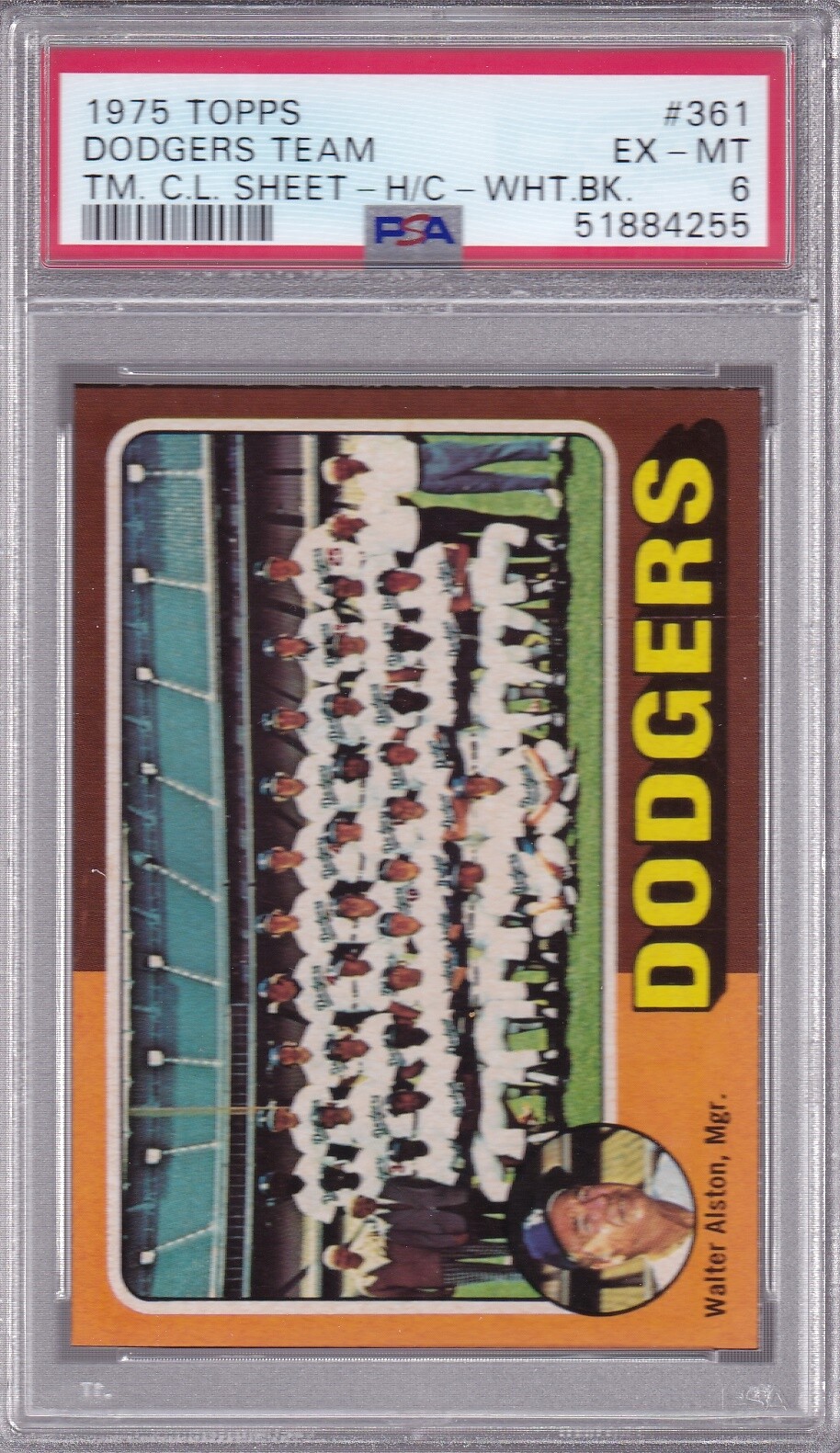 1975 Topps - Team Checklist #361 Walter Alston for sale online | eBay