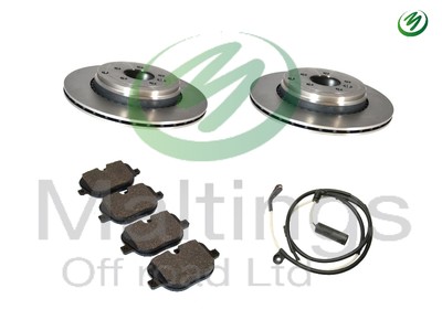 4.4 TDV8 rear brake discs+pads lr031846 lr025739 Fits - Range Rover ...