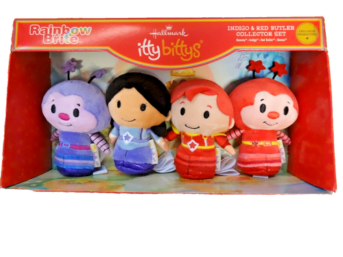Hallmark Itty Bittys Rainbow Brite Indigo & Red Butler Set w Hammy ...