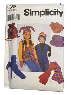 Simplicity Pattern # 8388 Boys & Girls Outwear Accessories (Hats ...