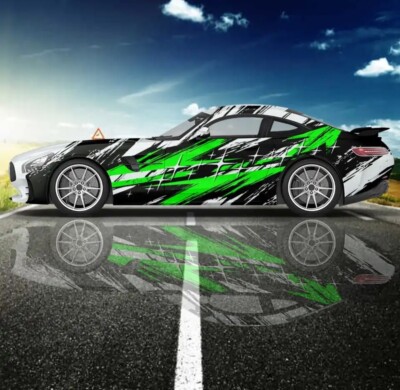 Custom Car Decal Full Side Decal Universal Fit Both Sides | Multicolor ...