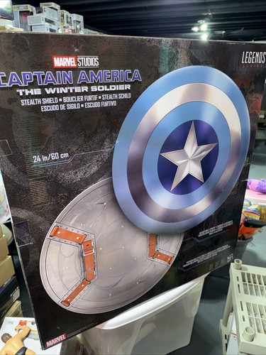 Hasbro Marvel Legends Captain America Winter Soldier Stealth Shield 24 ...