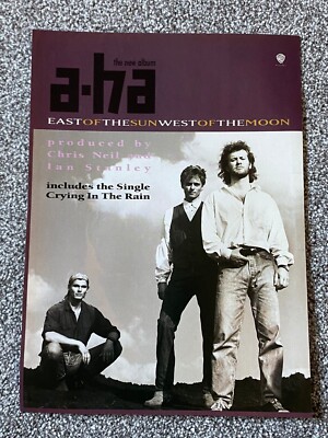 Rare Collectable Vintage 1990 Magazine Advert Picture A-HA East of the ...