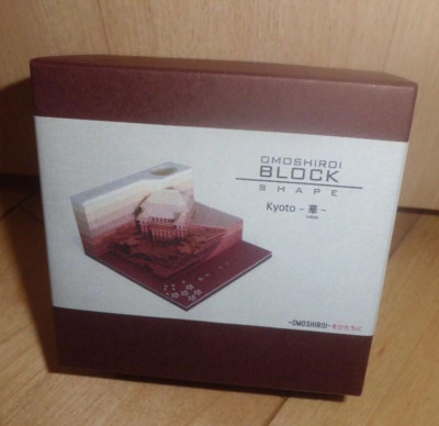 OMOSHIROI BLOCK SHAPE Kyoto Kiyomizudera HANA Memo Pad Note Japan ...