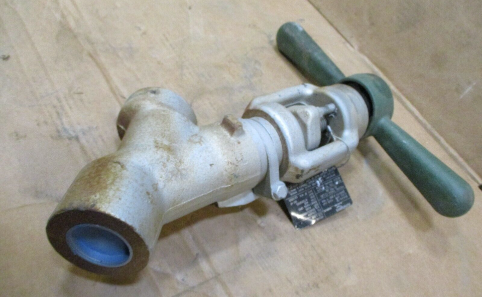 Edward Class 1690 Univalve Size 1.5000 1.5" Angle Valve A4968AES | eBay