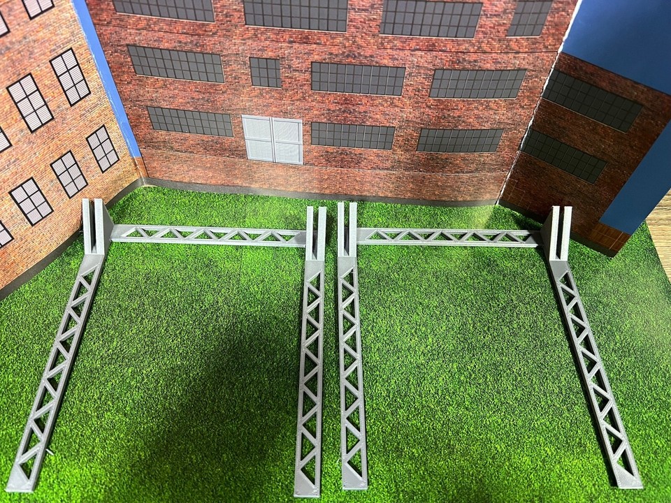 O Scale Four Sided Narrow Trestle Platform for Elevated Train Open ...