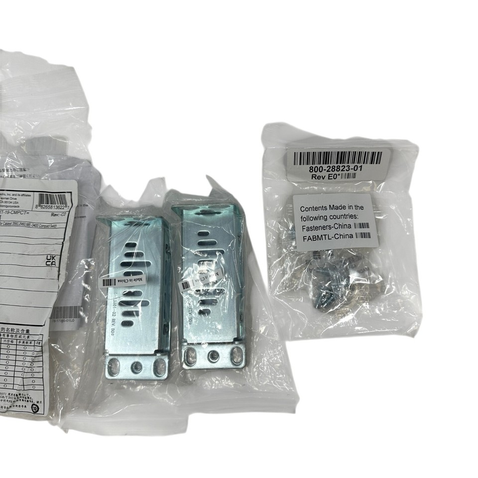 Cisco RCKMNT-19-CMPCT 19in Rackmount Bracket Kit for Catalyst Switch 53 ...