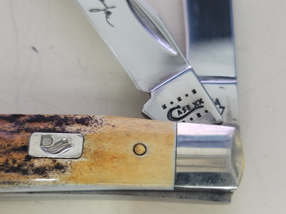 RARE - CASE # 5207 XX JOHN " THE DUKE " WAYNE TRAPPER FOLDING KNIFE | eBay