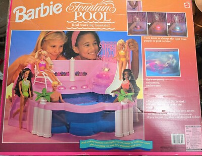 VINTAGE 1993 Barbie Fountain Pool | eBay