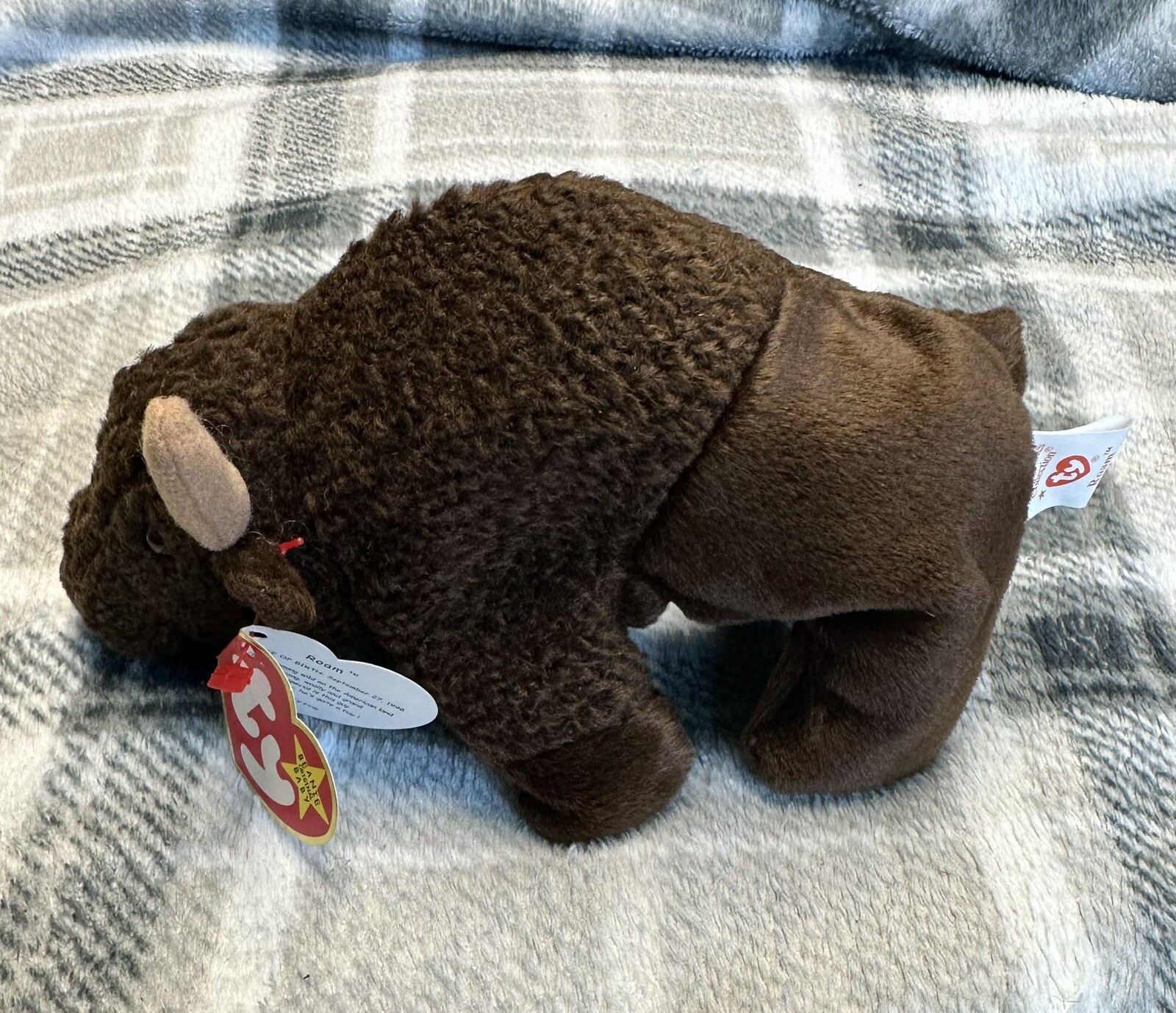 TY BEANIE BABIES ROAM THE BISON, EXTREMELY RARE WITH ERRORS!!! | eBay