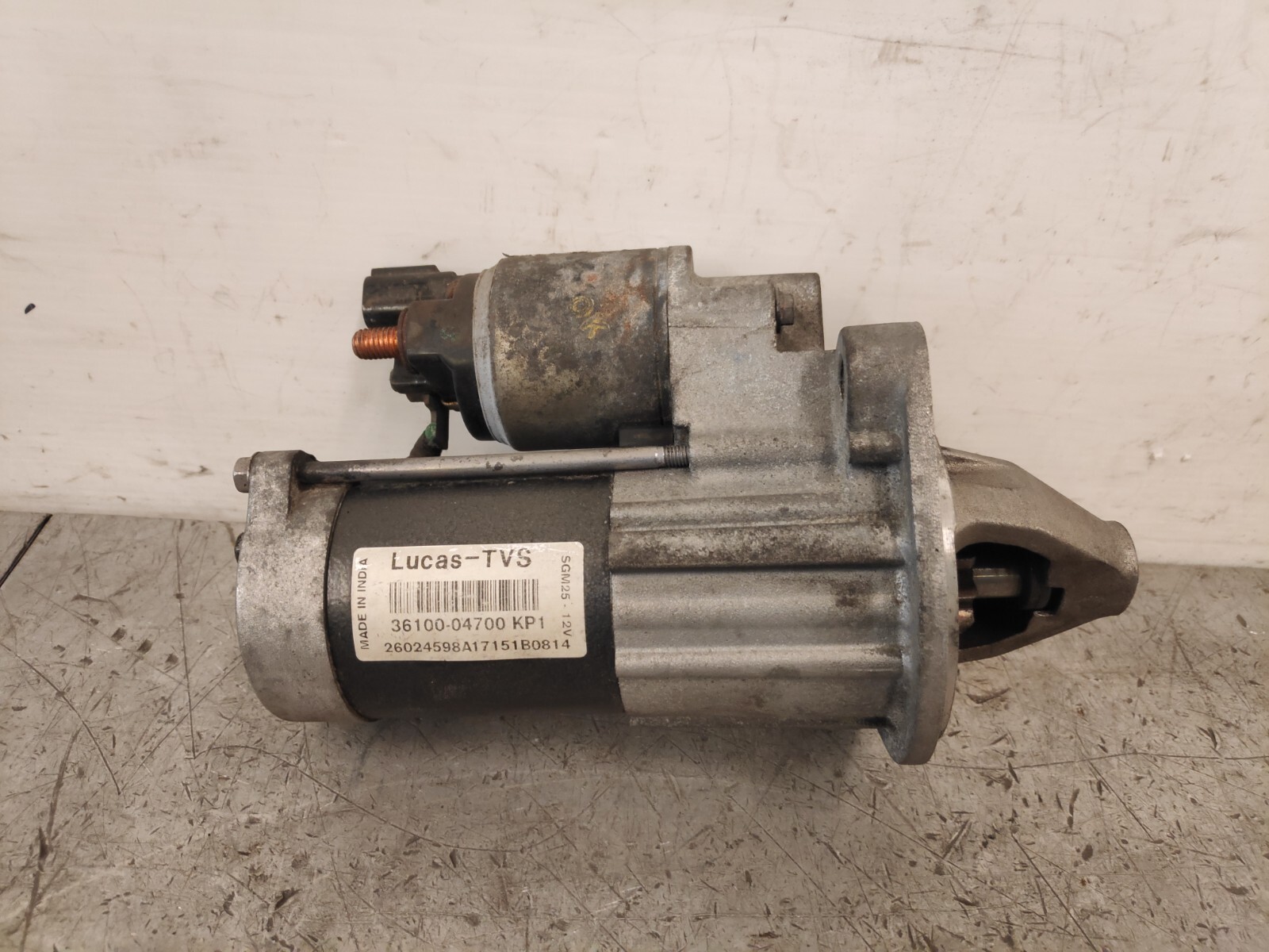 2016 HYUNDAI I20 GDI Mk2 1.2 Petrol Starter Motor 36100-04700 Lucas for ...