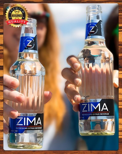 Zima Refreshing Citrus Beverage - 1993 - Metal Sign 11 x 14 | eBay