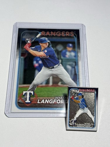 2024 Topps Update Series - Trading Card Enamel Pins Wyatt Langford #10 ...