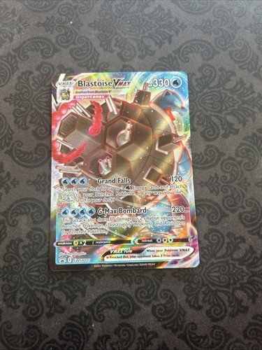 Blastoise Vmax SWSH103 Full Art Promo Rare Pokemon Card | eBay