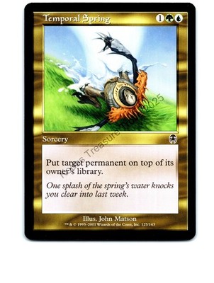 Temporal Spring #125 Common Apocalypse MTG NP Near Mint or Better | eBay