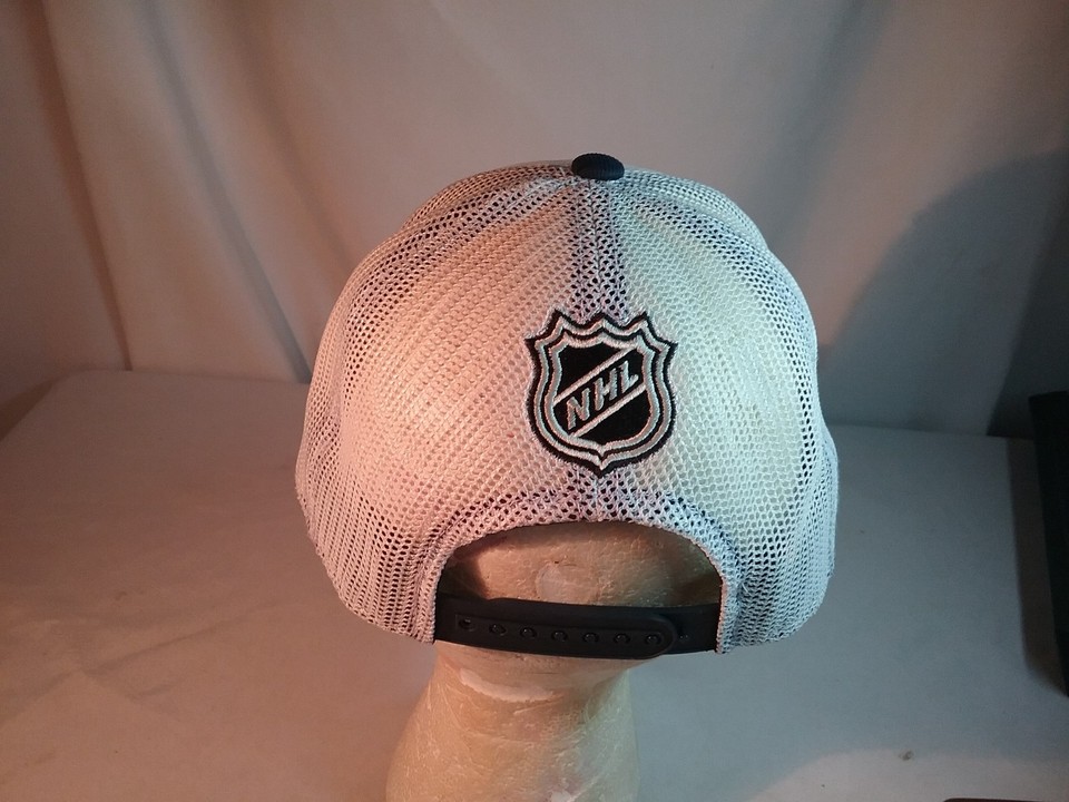 NHL Columbus Blue Jackets Reebok Adult Adjustable Fit Half Mesh Cap Hat ...