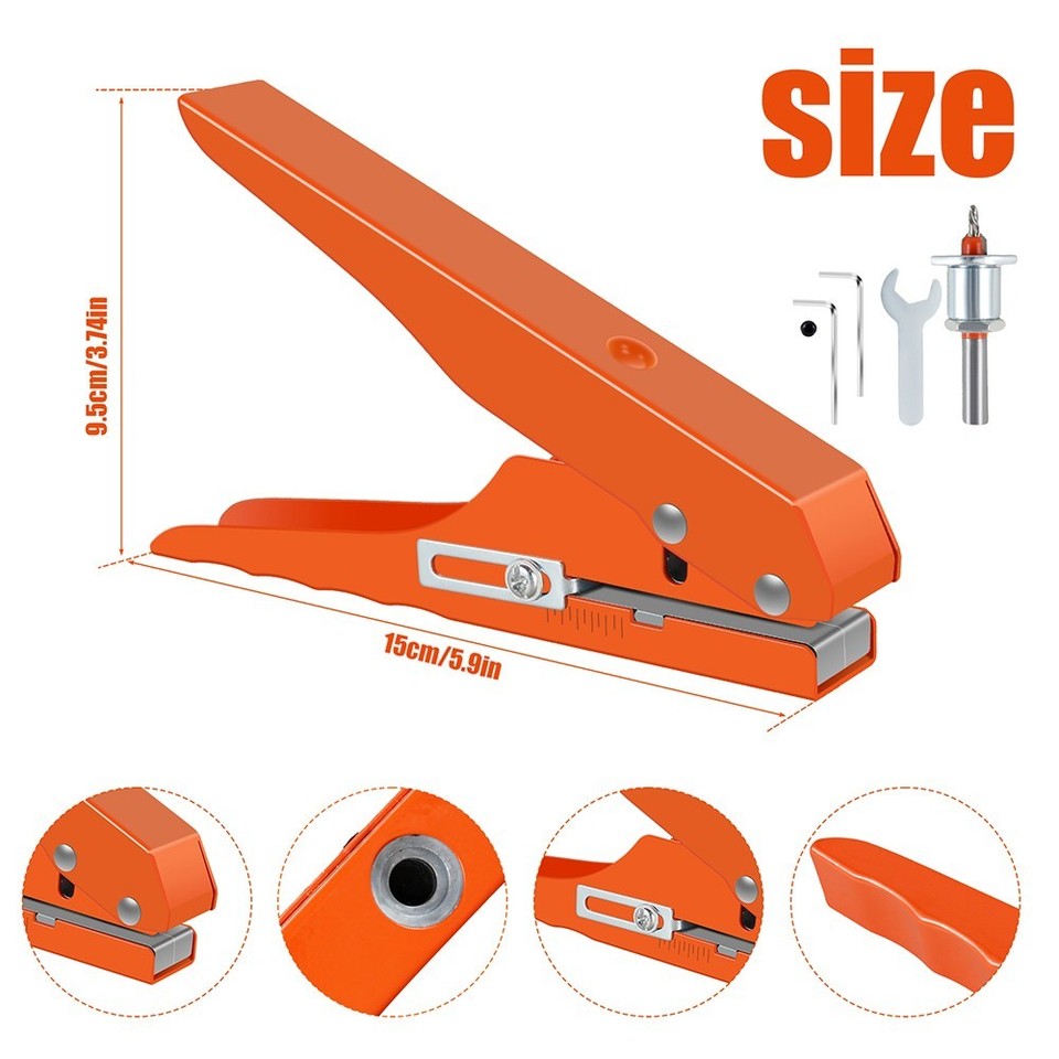 Adjustable Screw Hole Punch Convenient To Carry Metal Material For ...