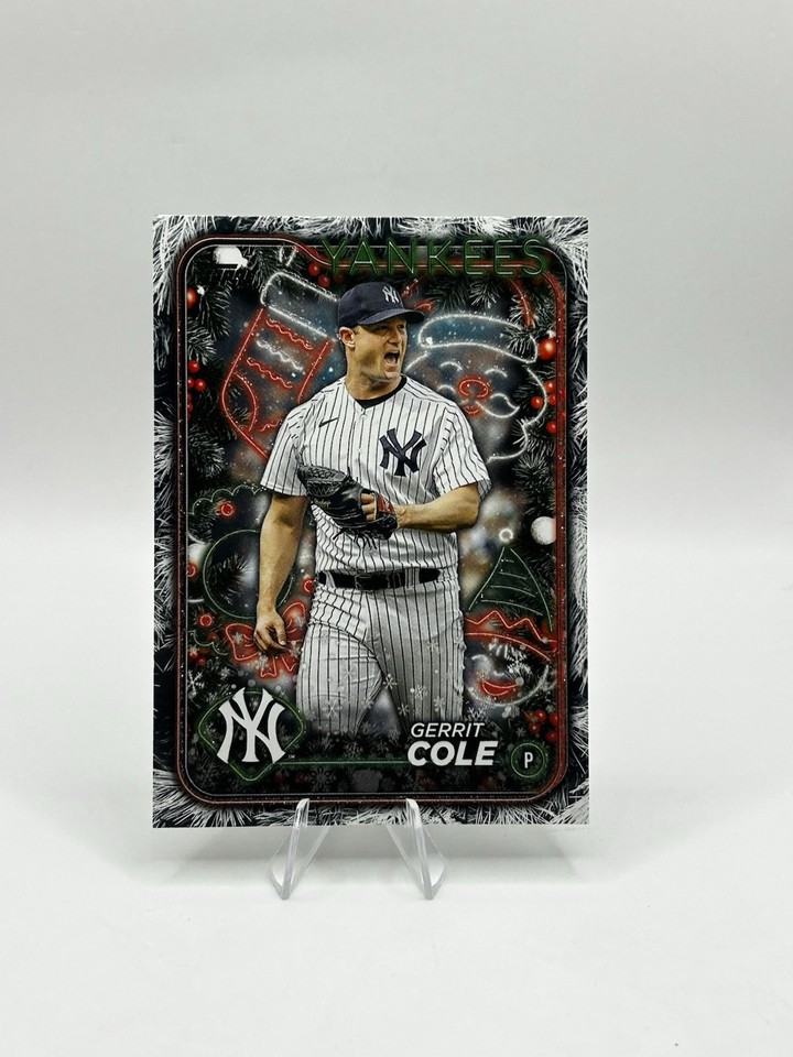 2024 Topps Holiday TREE PARALLEL Gerrit Cole #H12 - New York Yankees | eBay