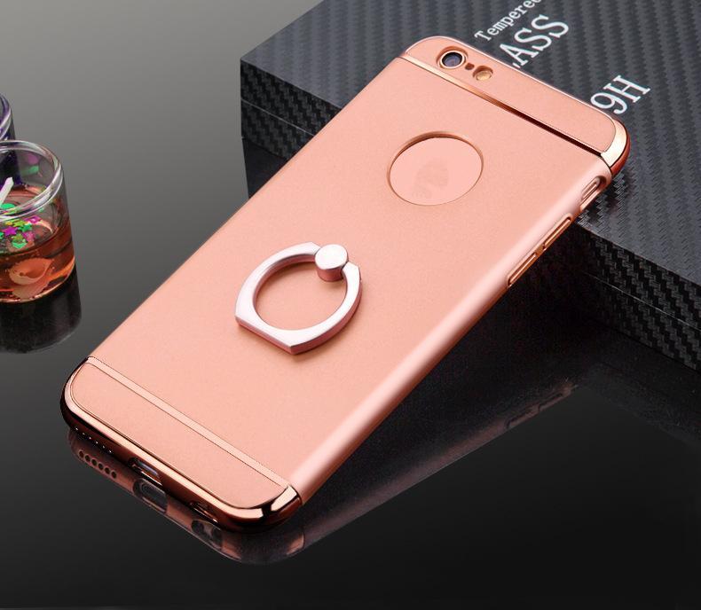 Shockproof Phone Case Hard Cover With Ring Holder For iPhone 5 6 6S 7 7 ...