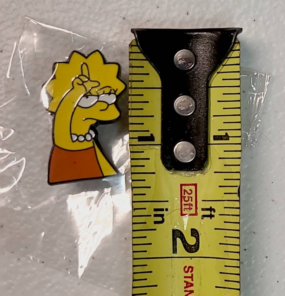 The Simpsons - Lisa "L" is for Loser Enamel Lapel Tie Backpack ...