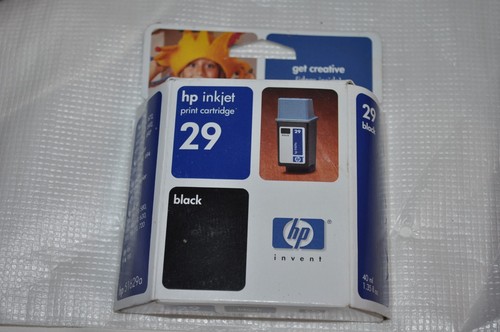 Vintage OEM HP 29 Black INK JET PRINT CARTRIDGE SEALED New Old Stock ...